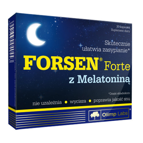 Forsen Forte z Melatoniną Opinie, Ulotka, Cena, Skład, Dawkowanie – Medsowa