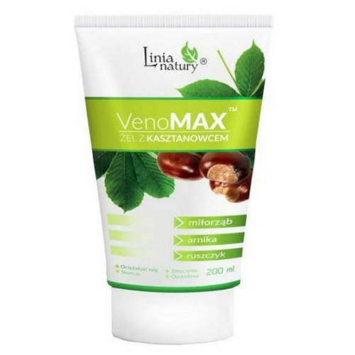 Venomax żel z kasztanowcem - Opinie, Ulotka, Cena, Skład, Zastosowanie ...