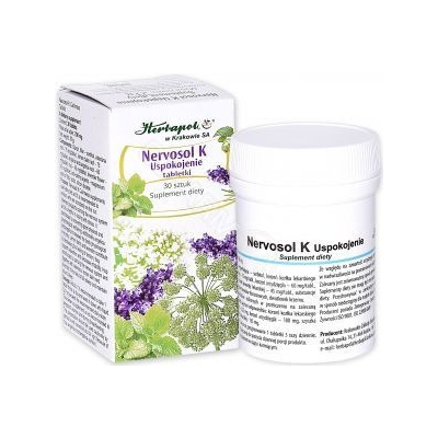 Nervosol K Uspokojenie tabletki - Opinie, Ulotka, Cena, Skład ...