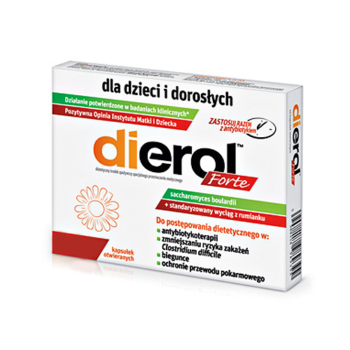 Dierol Forte kapsułki - Opinie, Właściwości, Cena – Medsowa