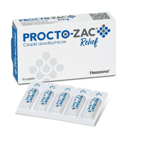 Procto-Zac Relief czopki doodbytnicze - Opinie, Ulotka, Cena, Skład ...